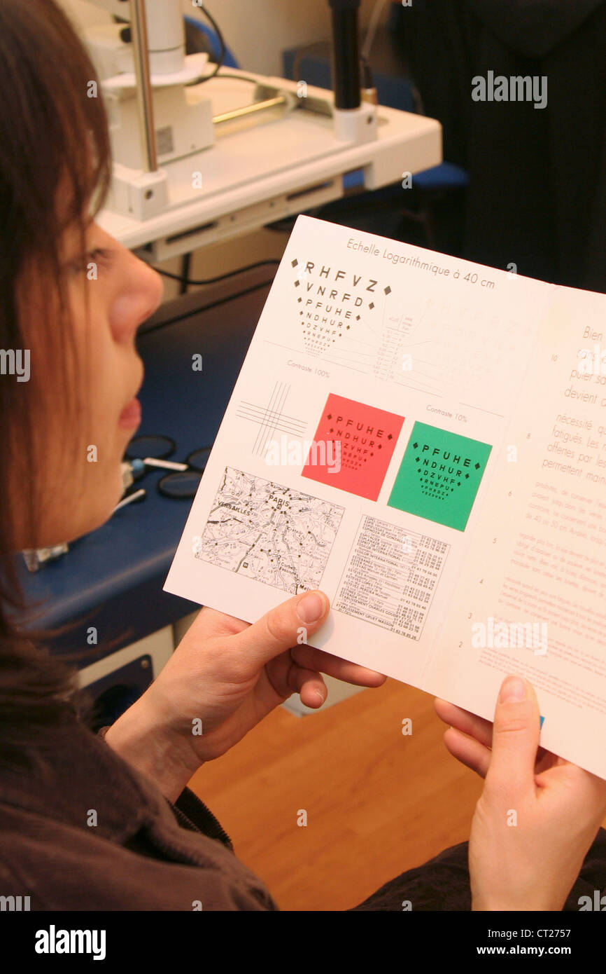 Visual acuity scale hi-res stock photography and images - Alamy