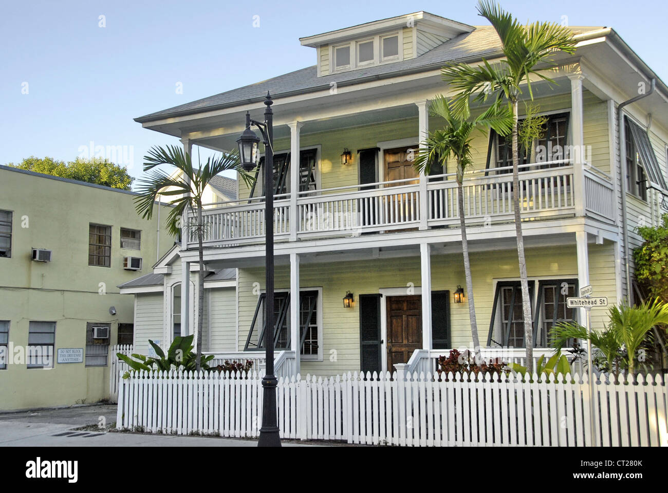 Typical architecture in Key West, Monroe County, Florida, USA Stock ...