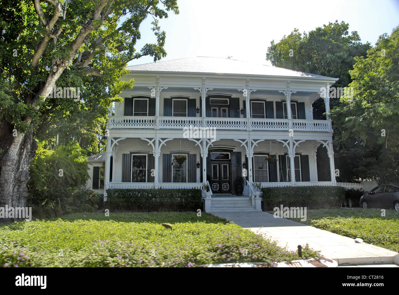 Typical architecture in Key West, Monroe County, Florida, USA Stock ...