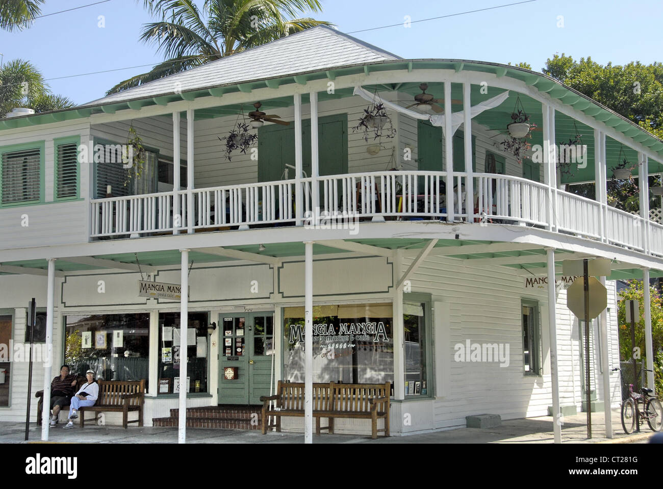 Typical architecture in Key West, Monroe County, Florida, USA Stock ...