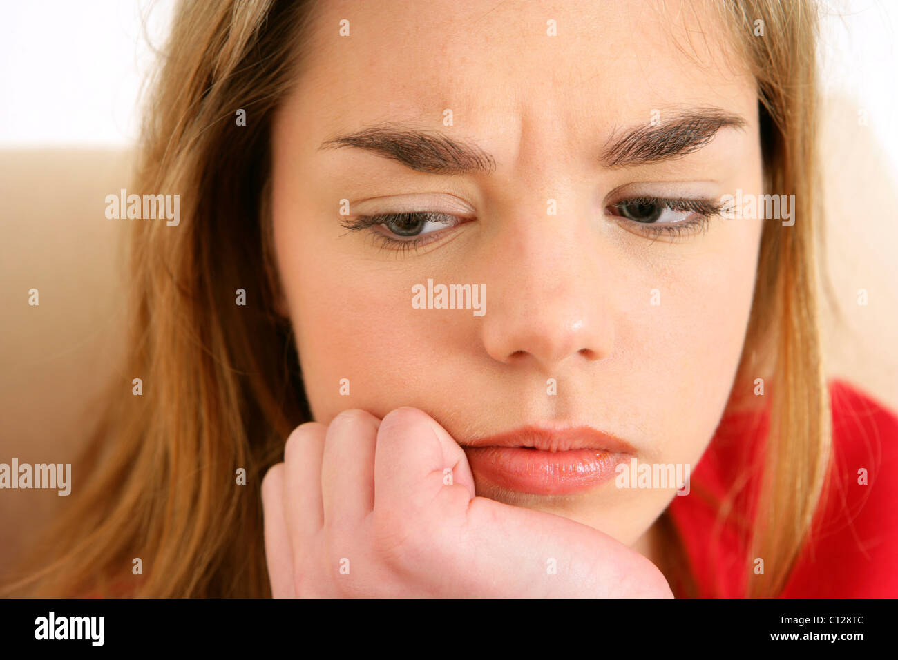 PORTRAIT OF ADOLESCENT GIRL Stock Photo - Alamy