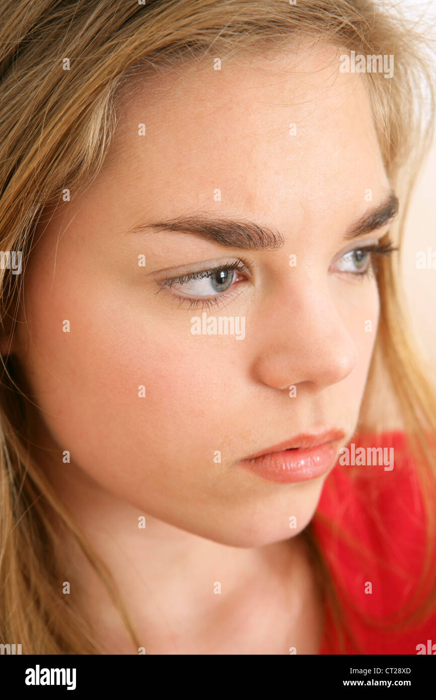 PORTRAIT OF ADOLESCENT GIRL Stock Photo - Alamy
