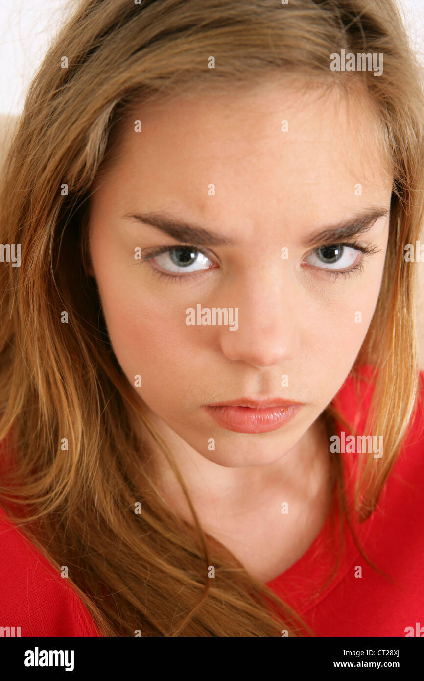 PORTRAIT OF ADOLESCENT GIRL Stock Photo - Alamy