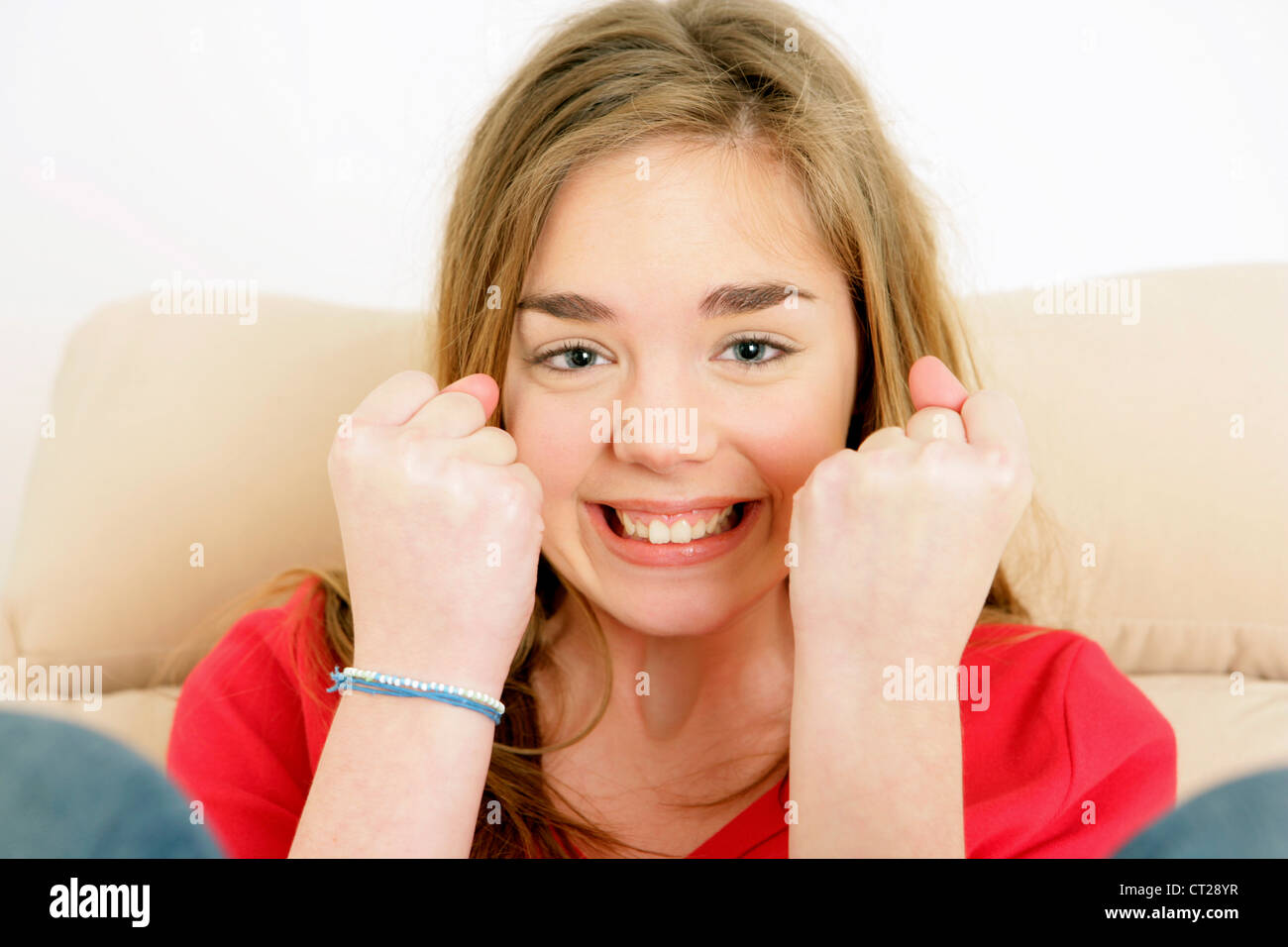 Angry 16 year old girl hi-res stock photography and images - Alamy