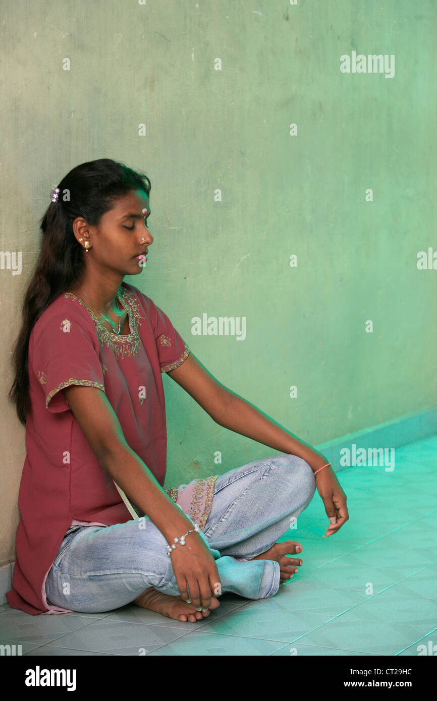 Prayer posture hi-res stock photography and images - Alamy