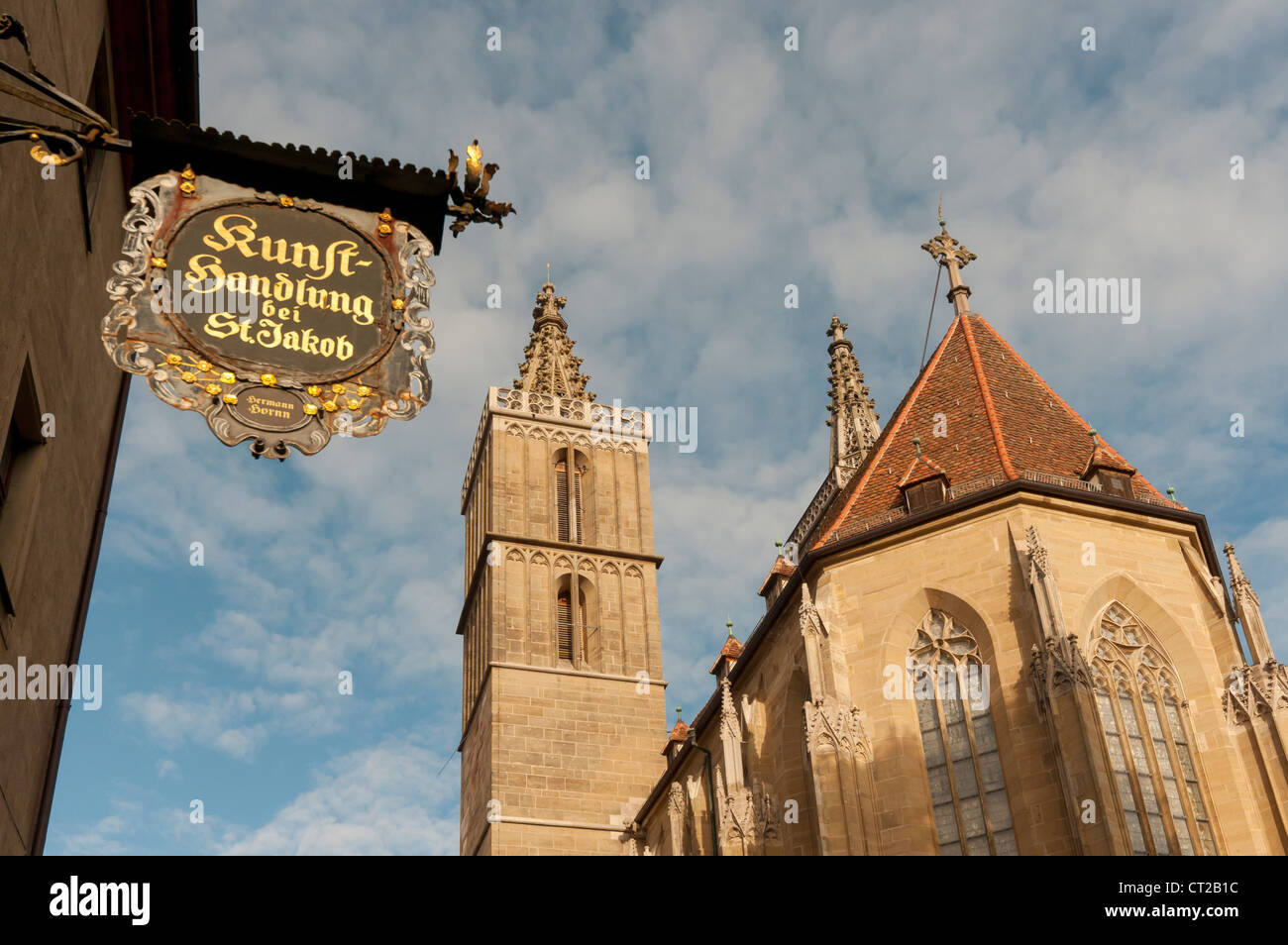 Lutheran Church of St. Jakob (James) in Rothenburg ob der Tauber ...