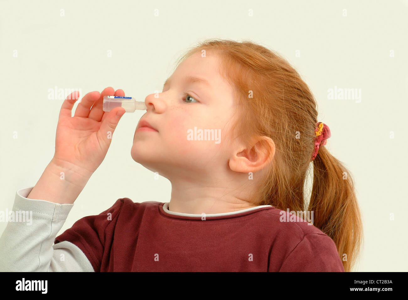 NOSE HYGIENE CHILD Stock Photo - Alamy