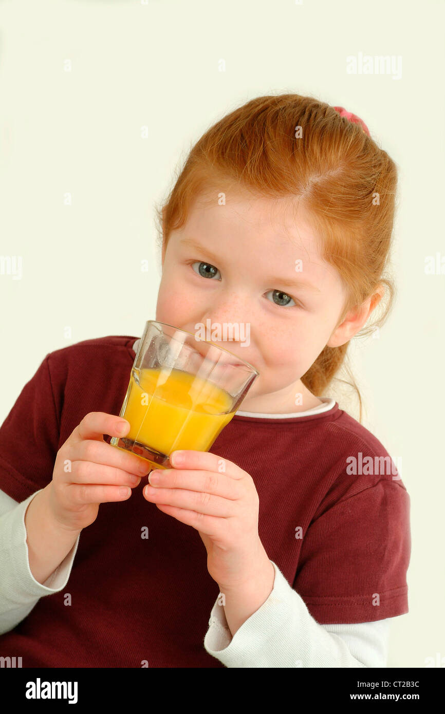 CHILD WITH COLD DRINK Stock Photo - Alamy