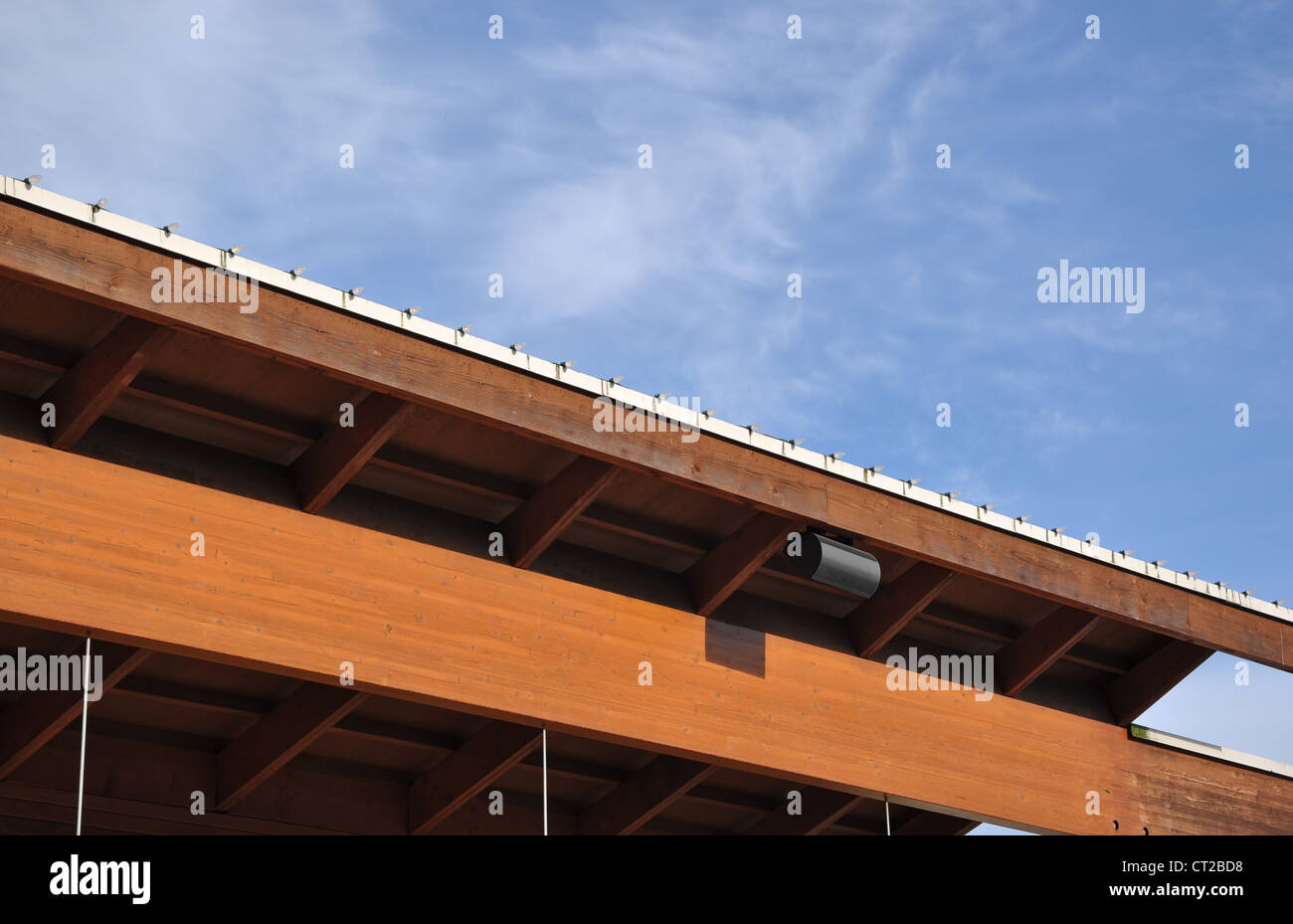 Macro house roof against blue sky Stock Photo - Alamy