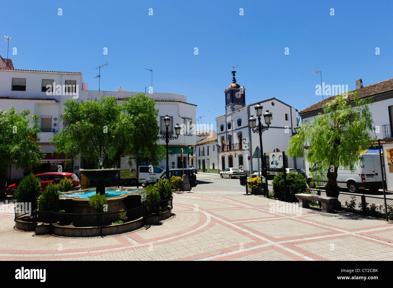 Cardena town hall, Spain Stock Photo - Alamy