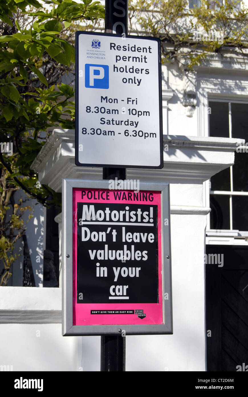 Permit holders sign hi-res stock photography and images - Alamy