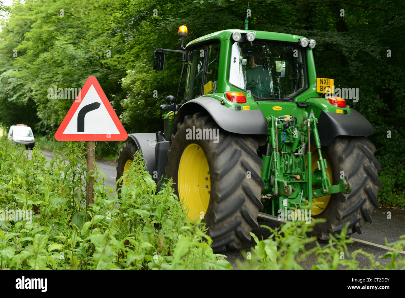 Road sign on approach hi-res stock photography and images - Alamy