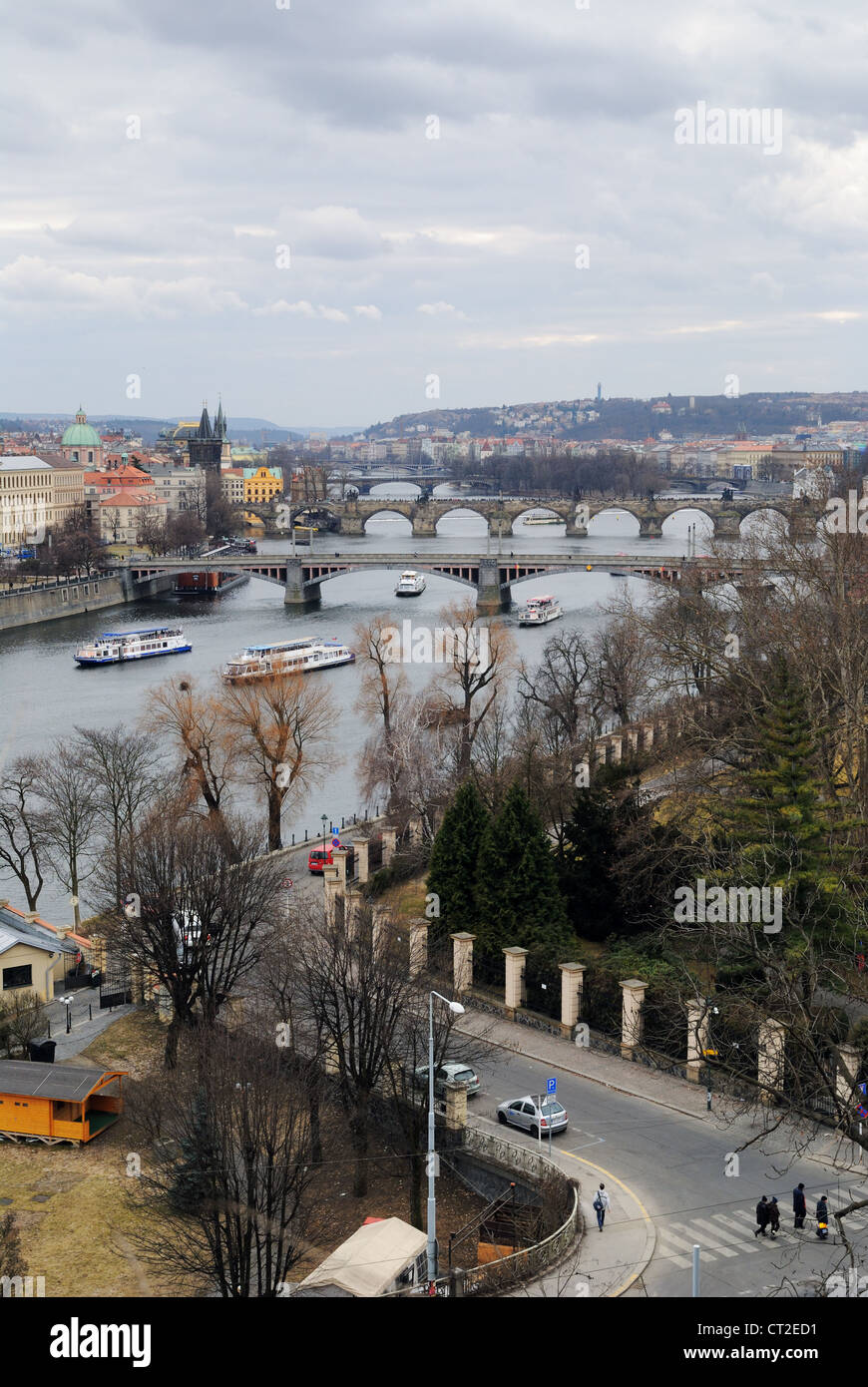 Prague bridges hi-res stock photography and images - Alamy
