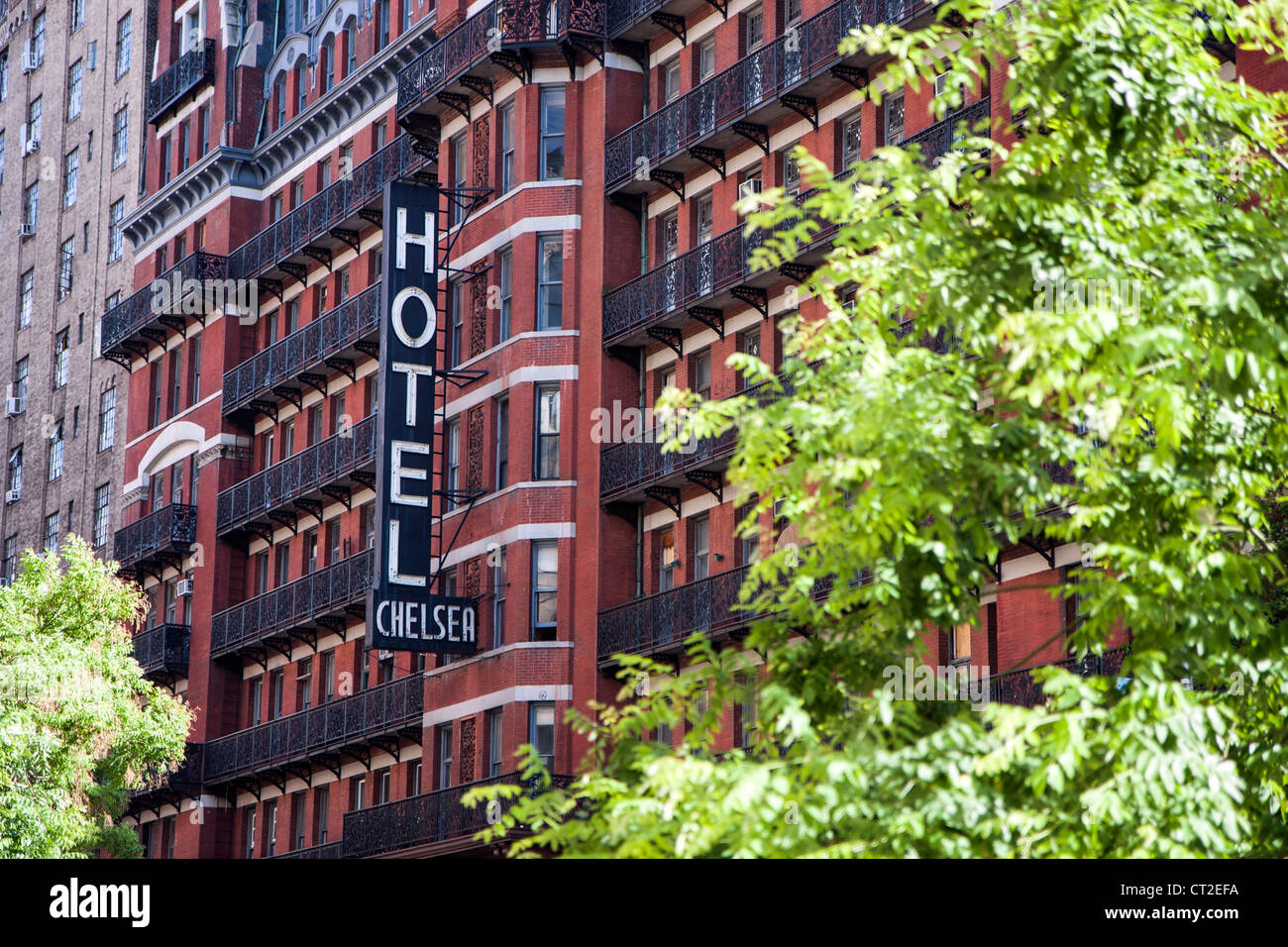 Chelsea hotel new york hi-res stock photography and images - Alamy