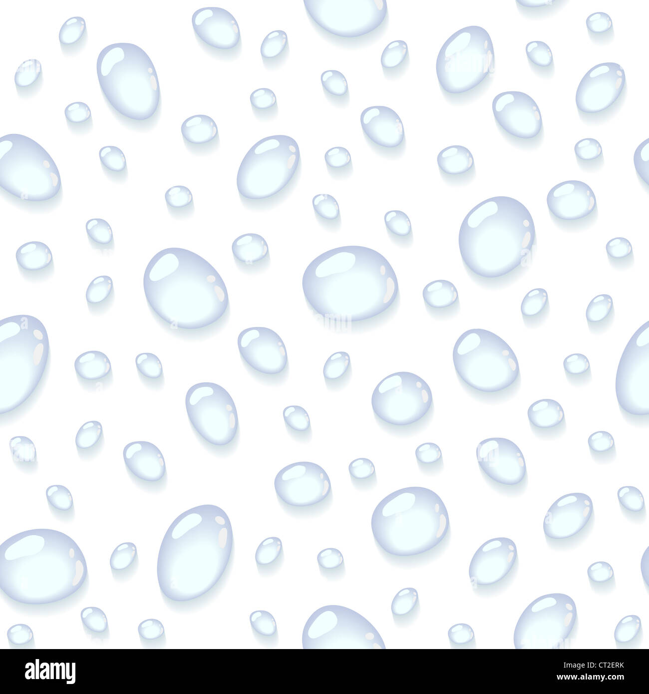 Seamless background with water drops. Vector illustration Stock Photo ...