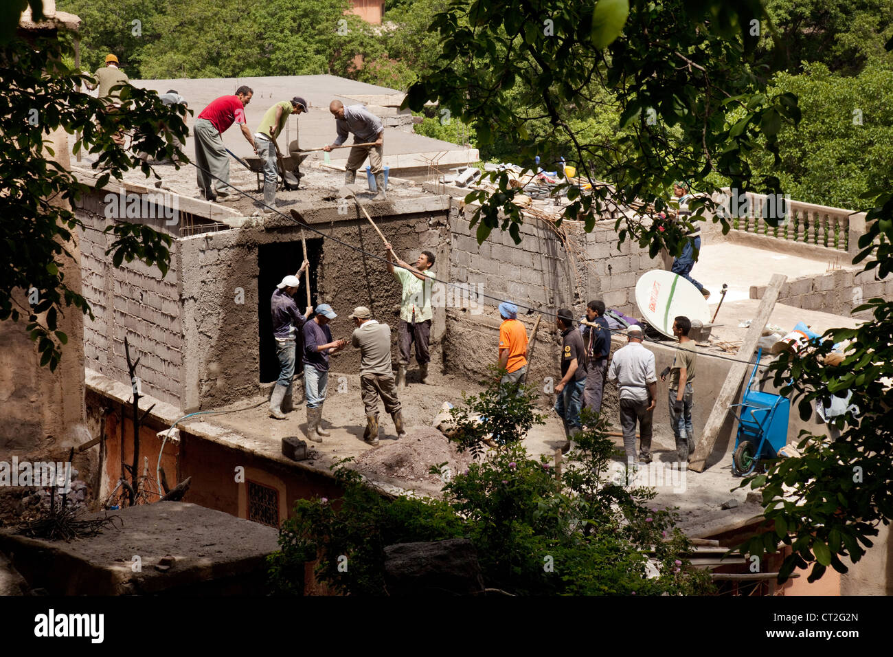 Morocco building construction hi-res stock photography and images - Alamy