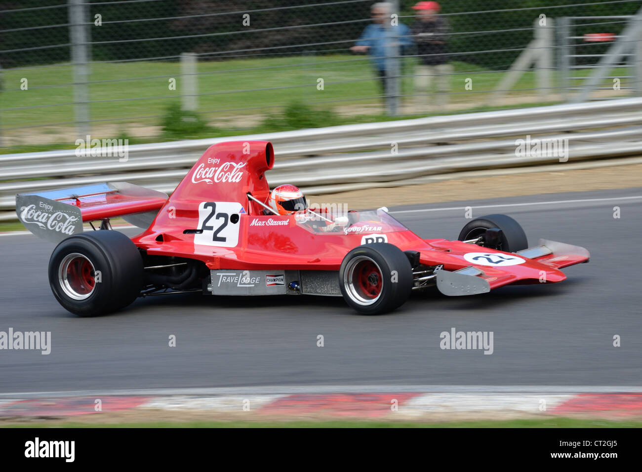 Red race car hi-res stock photography and images - Alamy