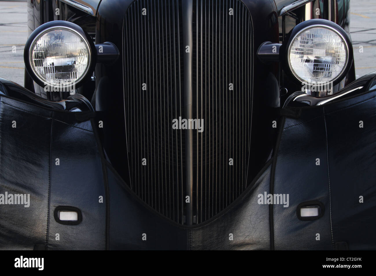 Auto- 1936 Chevrolet. Headlights and Grill. Hotrod with modern paint ...
