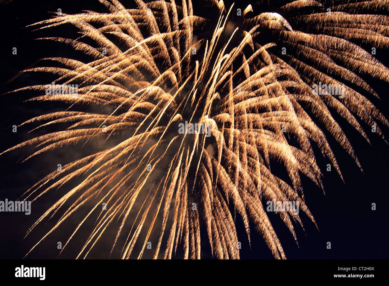 Explosion of fireworks Stock Photo - Alamy