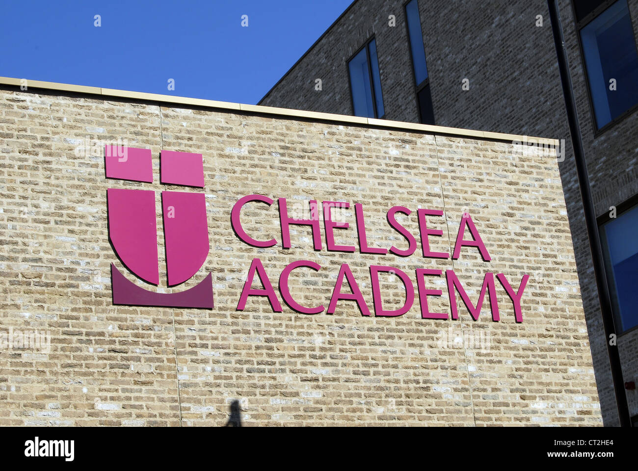Chelsea Academy Sign Stock Photo - Alamy