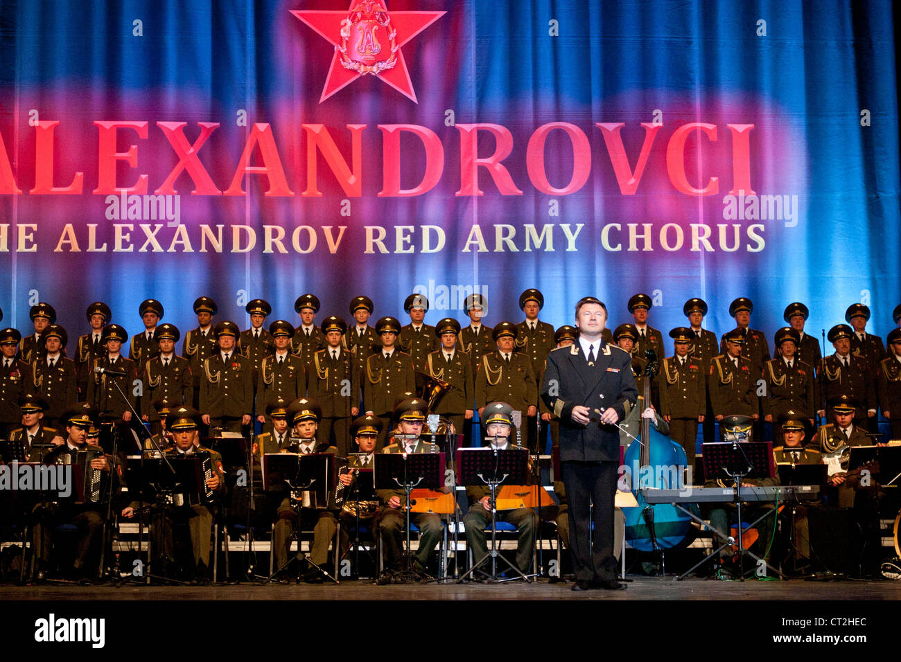 Alexandrov Ensemble, the Russian Red Army Choir performs concert in ...