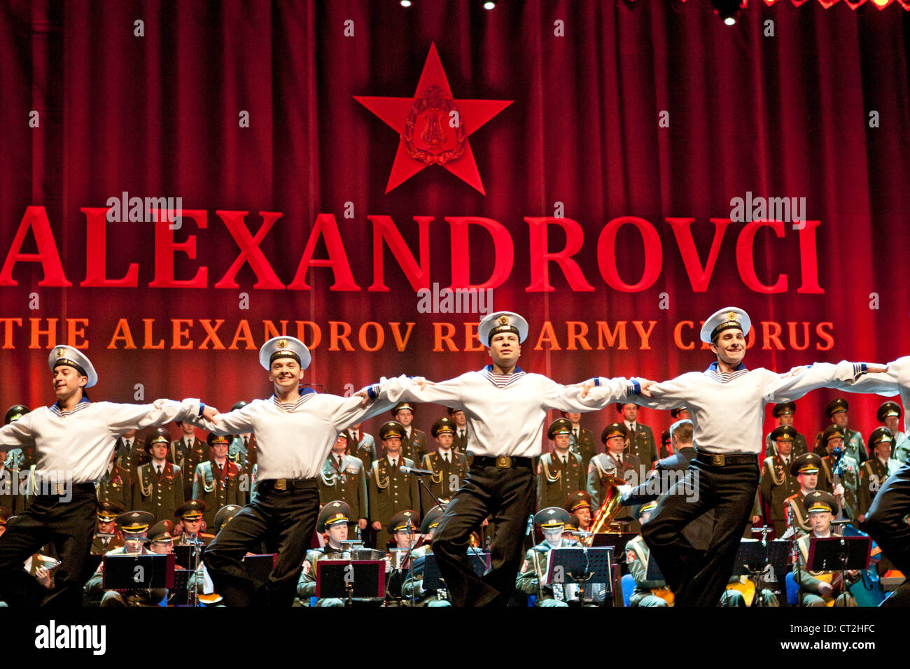 Alexandrov Ensemble, the Russian Red Army Choir performs concert in ...