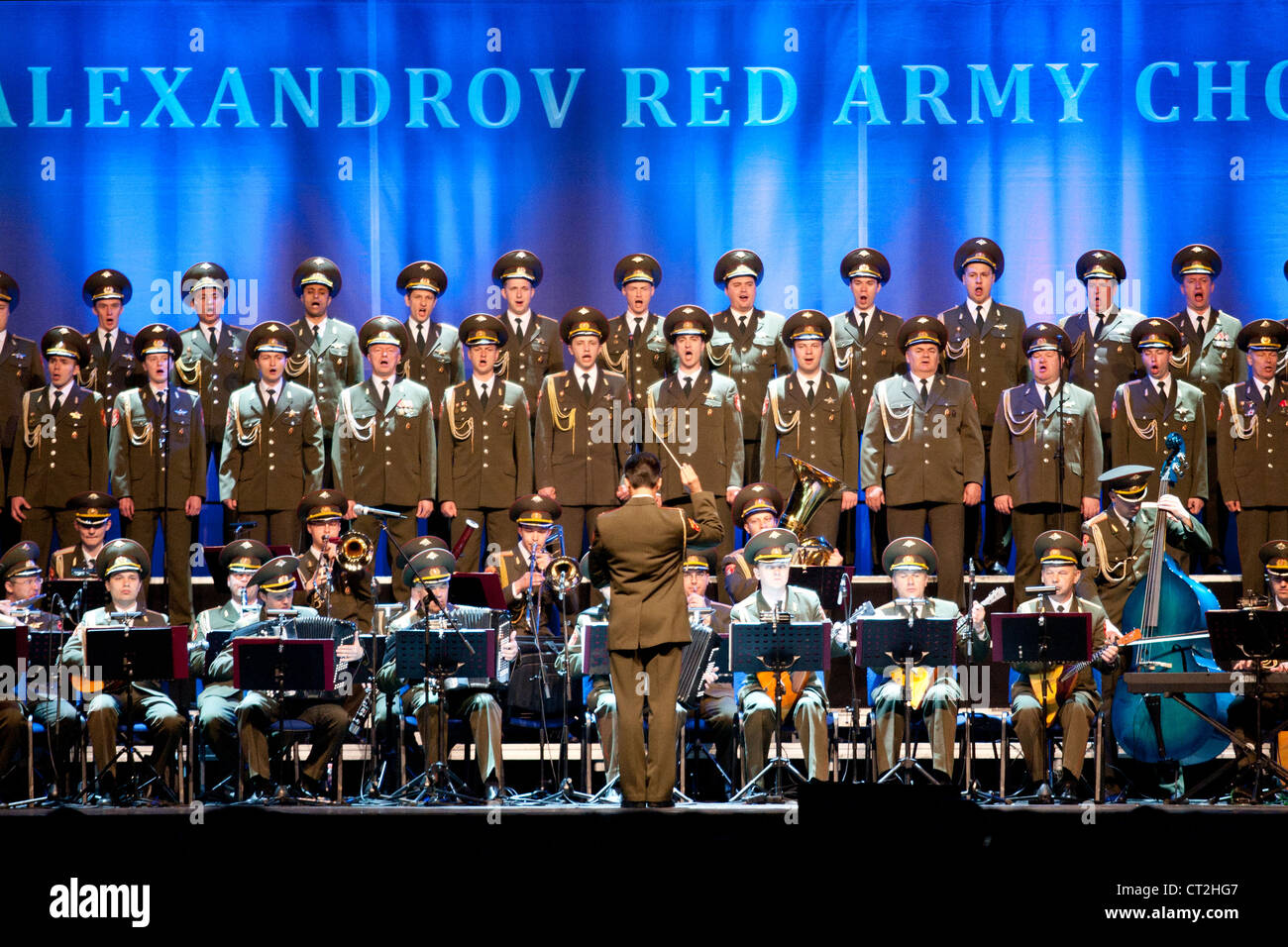 Alexandrov Ensemble, the Russian Red Army Choir performs concert in Budapest, Hungary June 05 ...