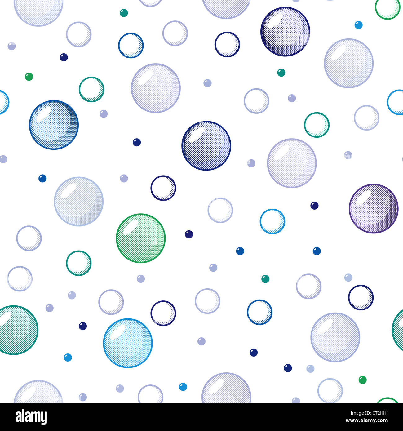 Abstract seamless texture - bubbles on a white background Stock Photo ...