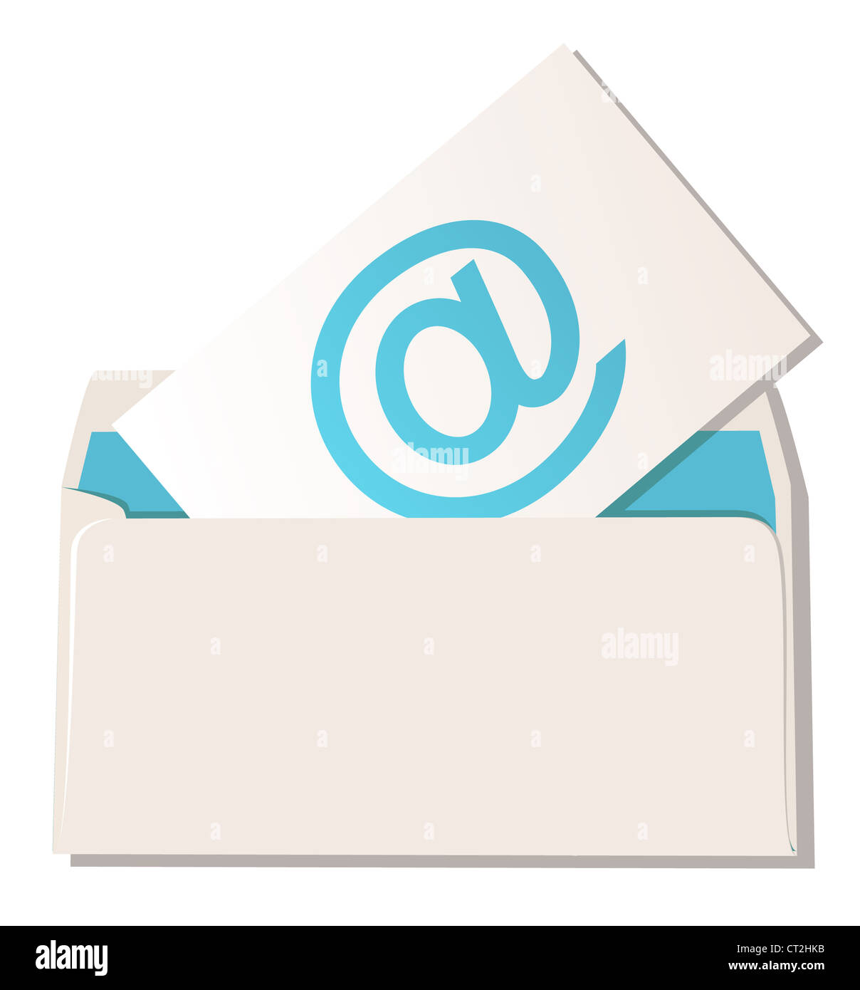 The envelope with email symbol Stock Photo - Alamy