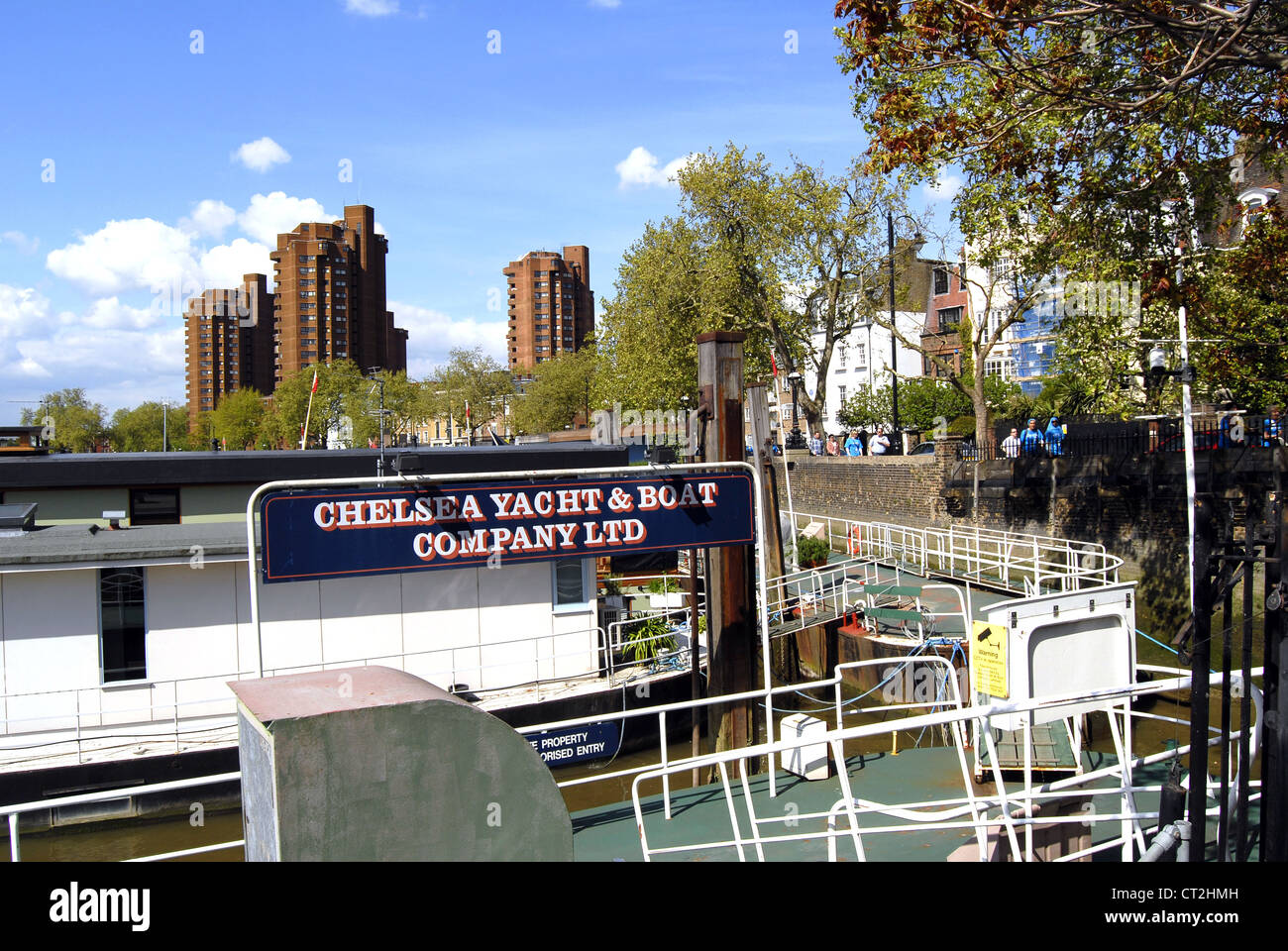 Boats at Chelsea Yacht Stock Photo - Alamy