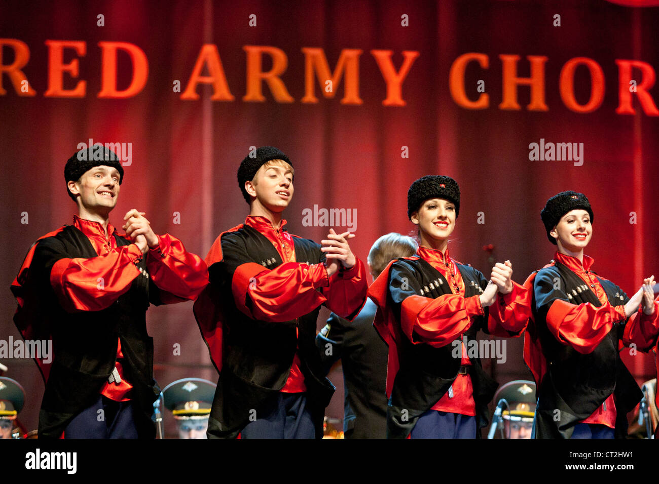Alexandrov Ensemble, the Russian Red Army Choir performs concert in Budapest, Hungary June 05 ...
