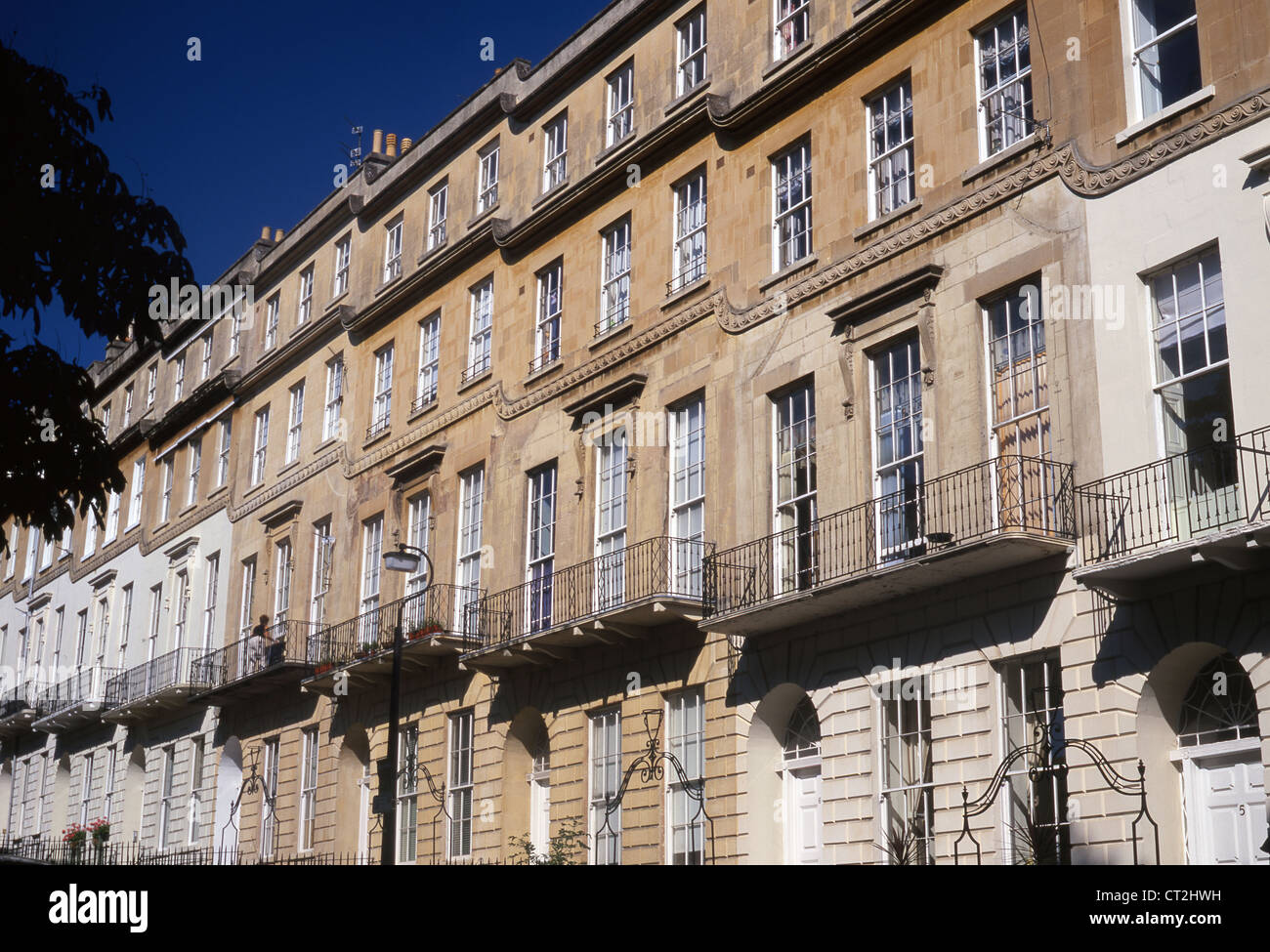 Georgian terrace of houses Bath Somerset England UK Stock Photo - Alamy
