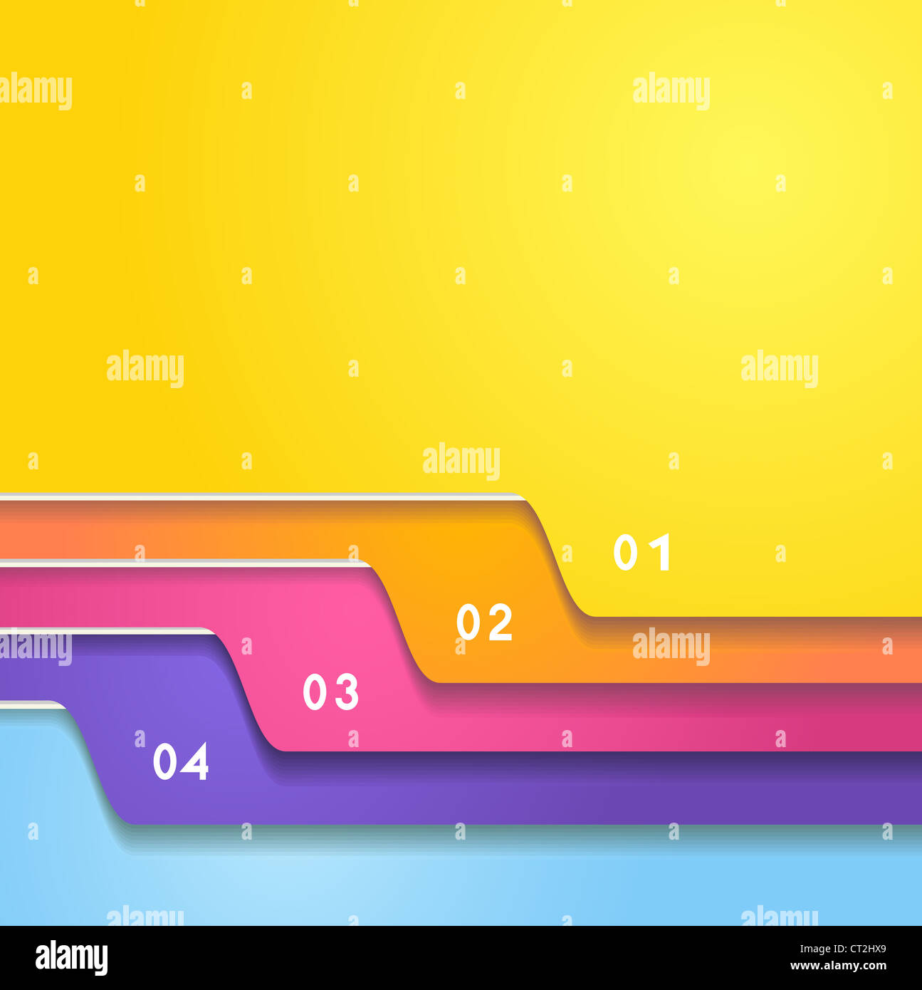 The color folder tabs collection Stock Photo - Alamy