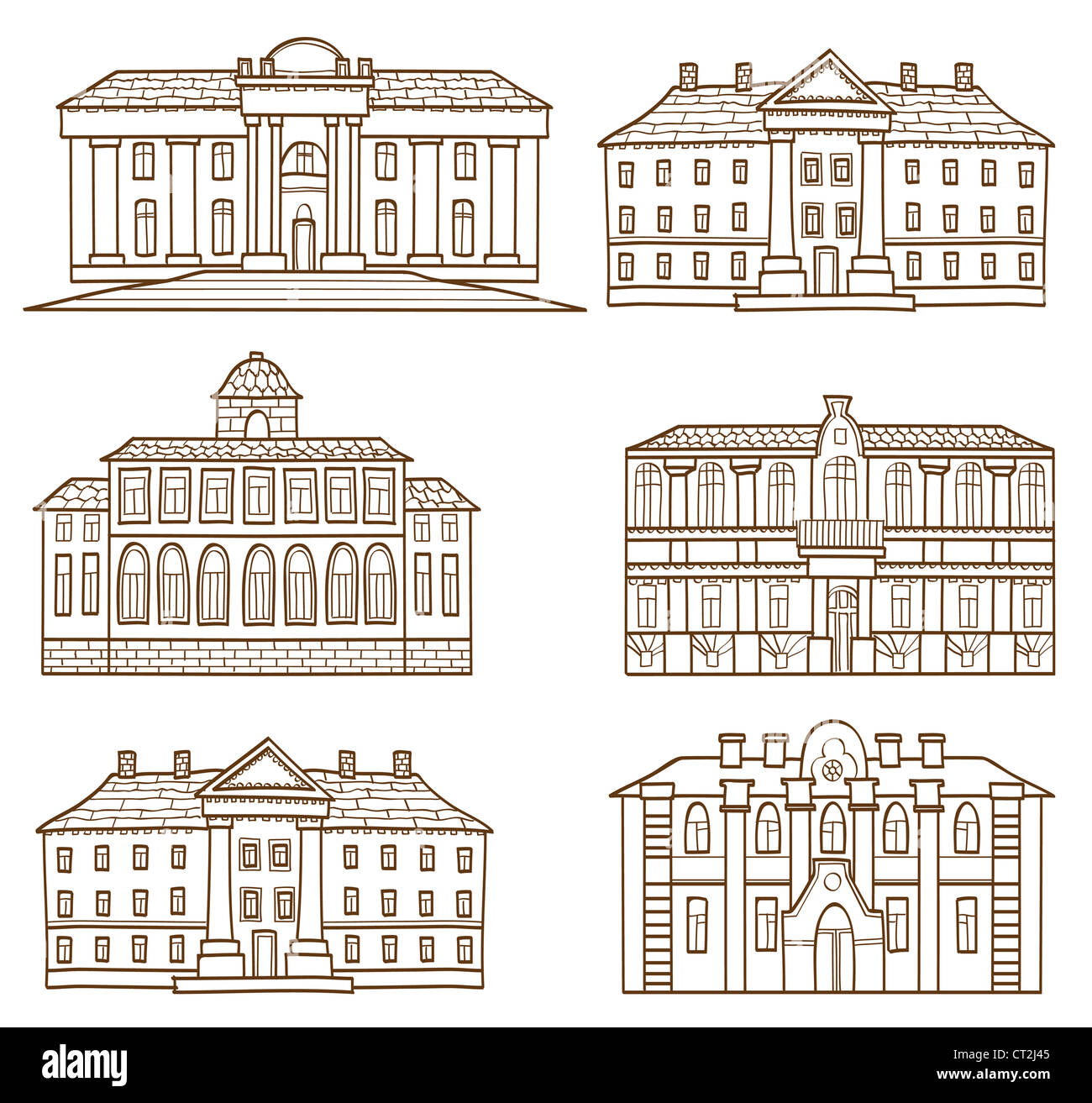 Palace houses Cut Out Stock Images & Pictures - Alamy