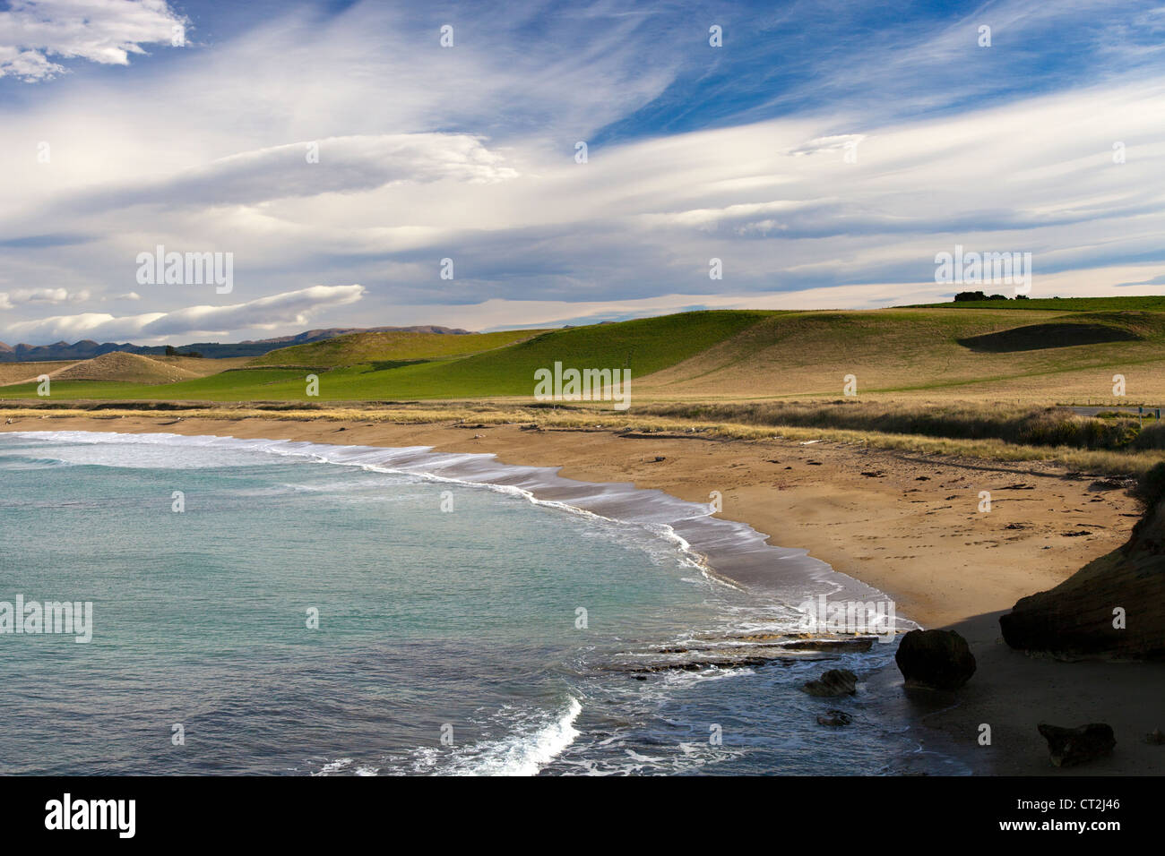 Orere Point, South Island of New Zealand 2 Stock Photo - Alamy