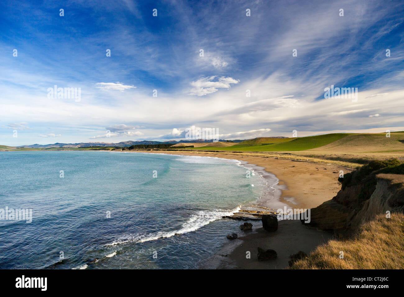 Orere Point, South Island of New Zealand 5 Stock Photo - Alamy
