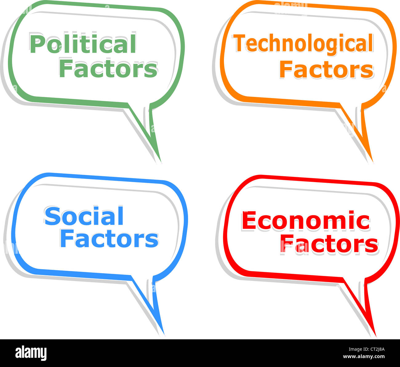 concept speech cloud illustration of social individual politics Stock ...