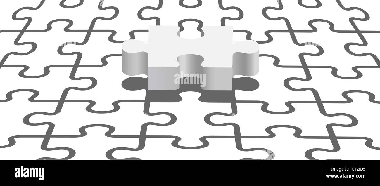 The puzzle under puzzle pattern Stock Photo - Alamy
