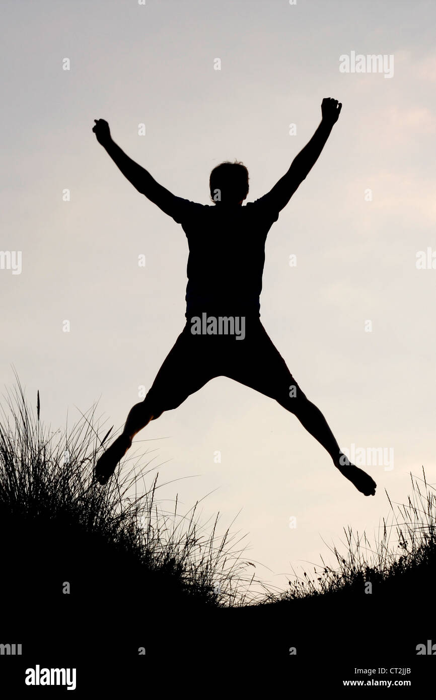 A man enjoying success Stock Photo - Alamy