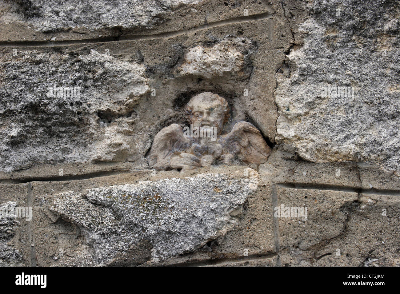 Angel in the wall Stock Photo - Alamy