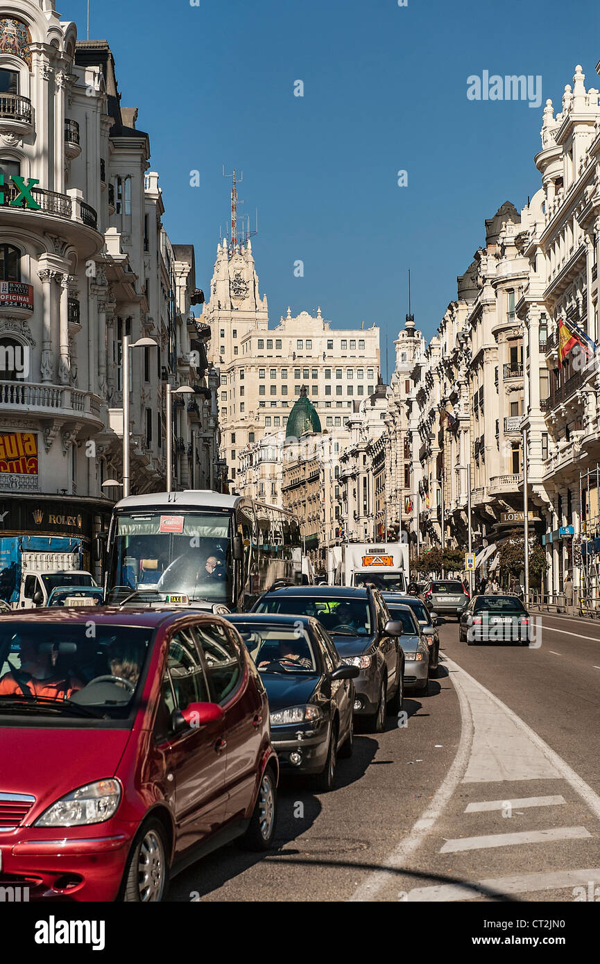Madrid Gran Via Shopping High Resolution Stock Photography and Images ...