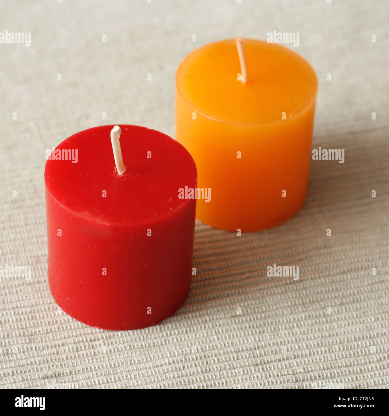Orange candles hi-res stock photography and images - Alamy