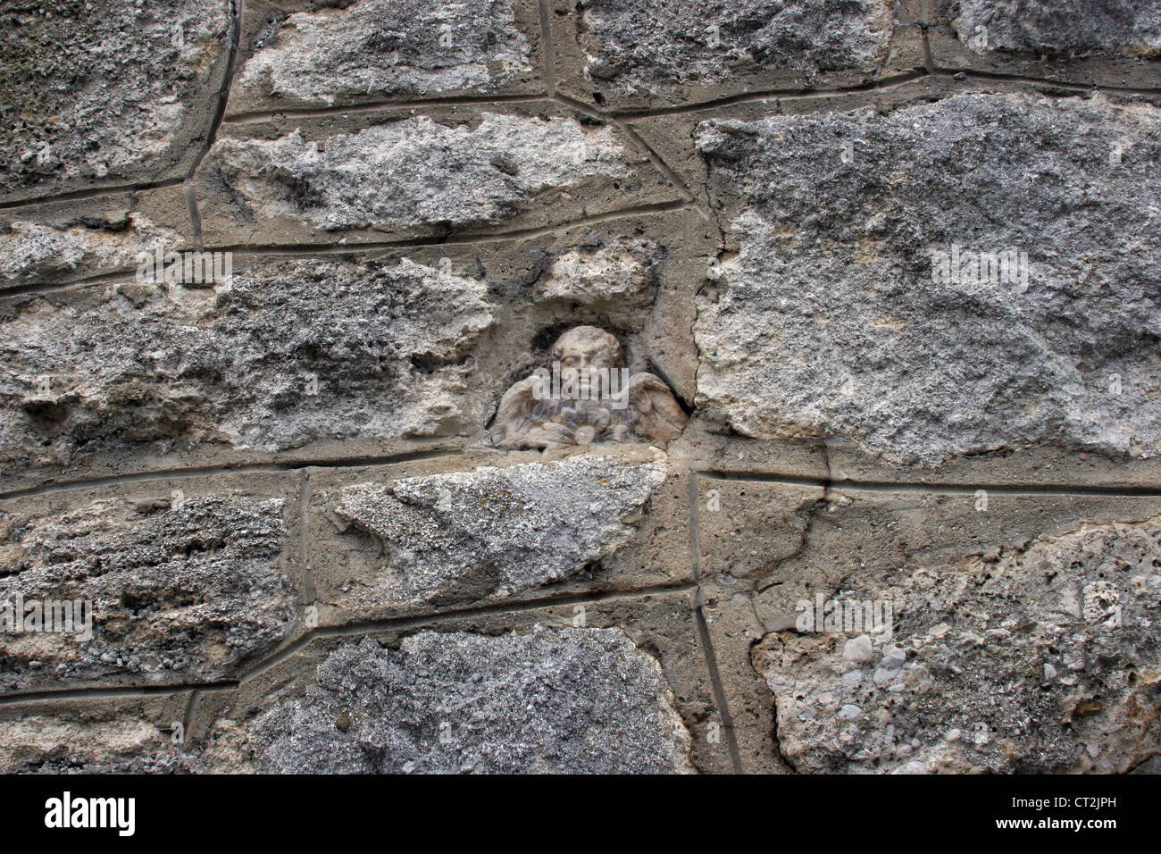 Angel in the wall Stock Photo - Alamy