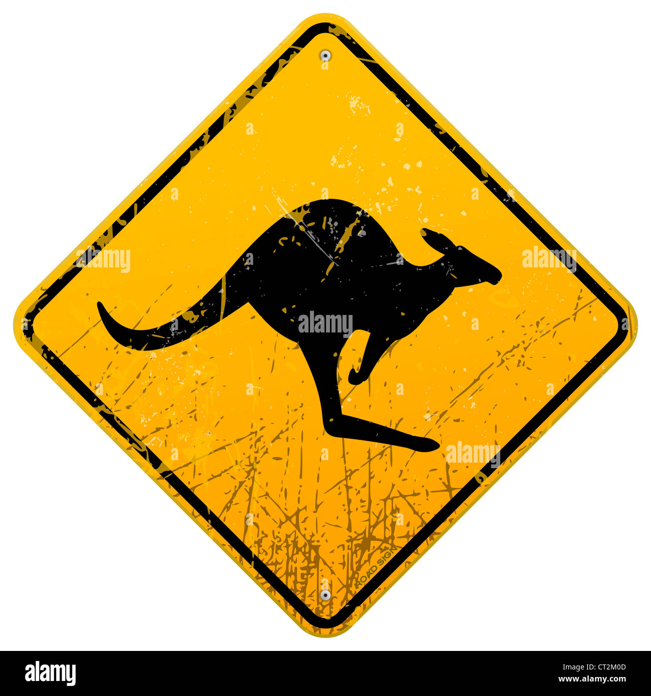 Kangaroo Vintage Sign Stock Photo - Alamy