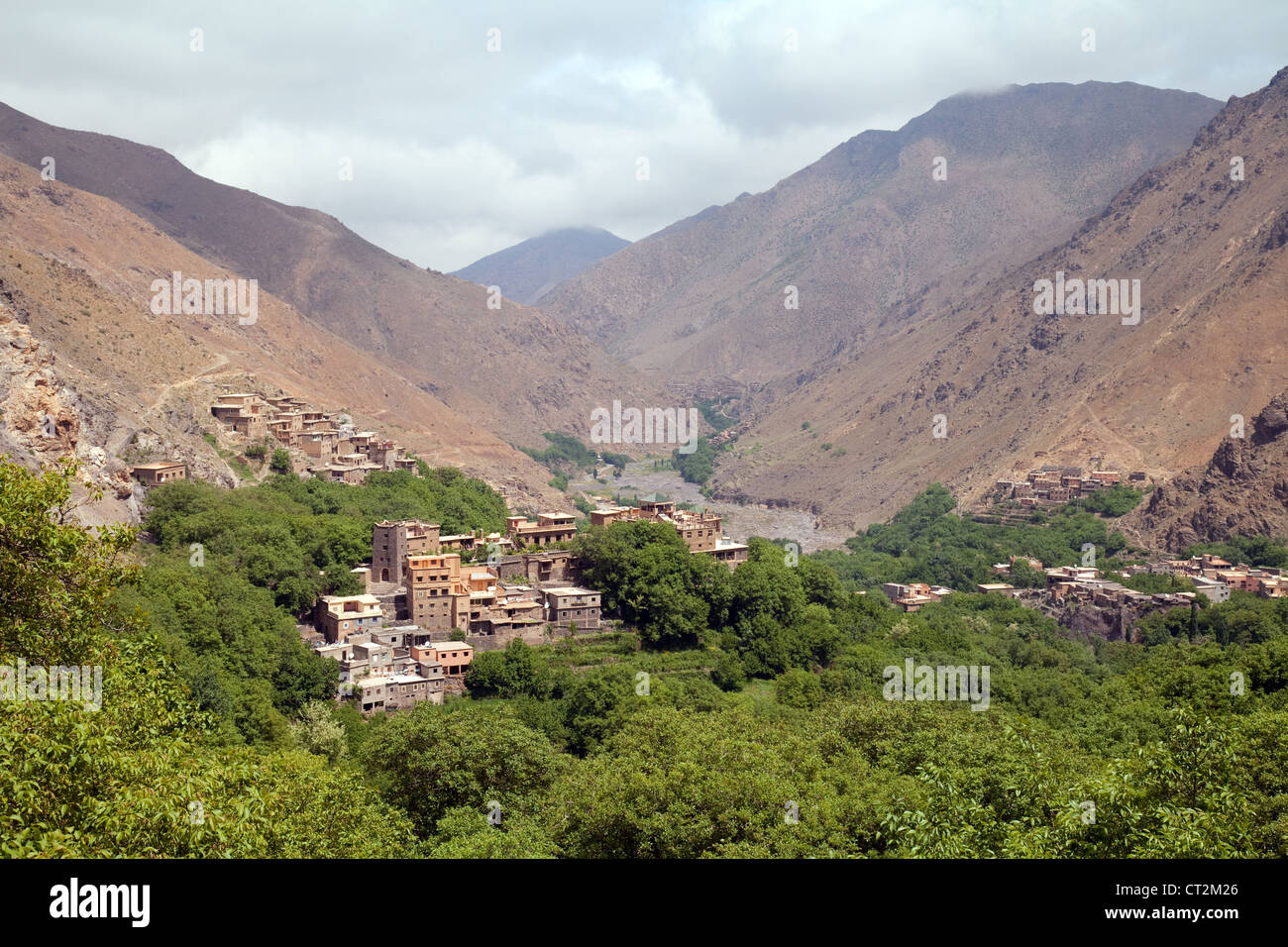 Villages in the High Atlas mountains, Morocco, Africa Stock Photo - Alamy