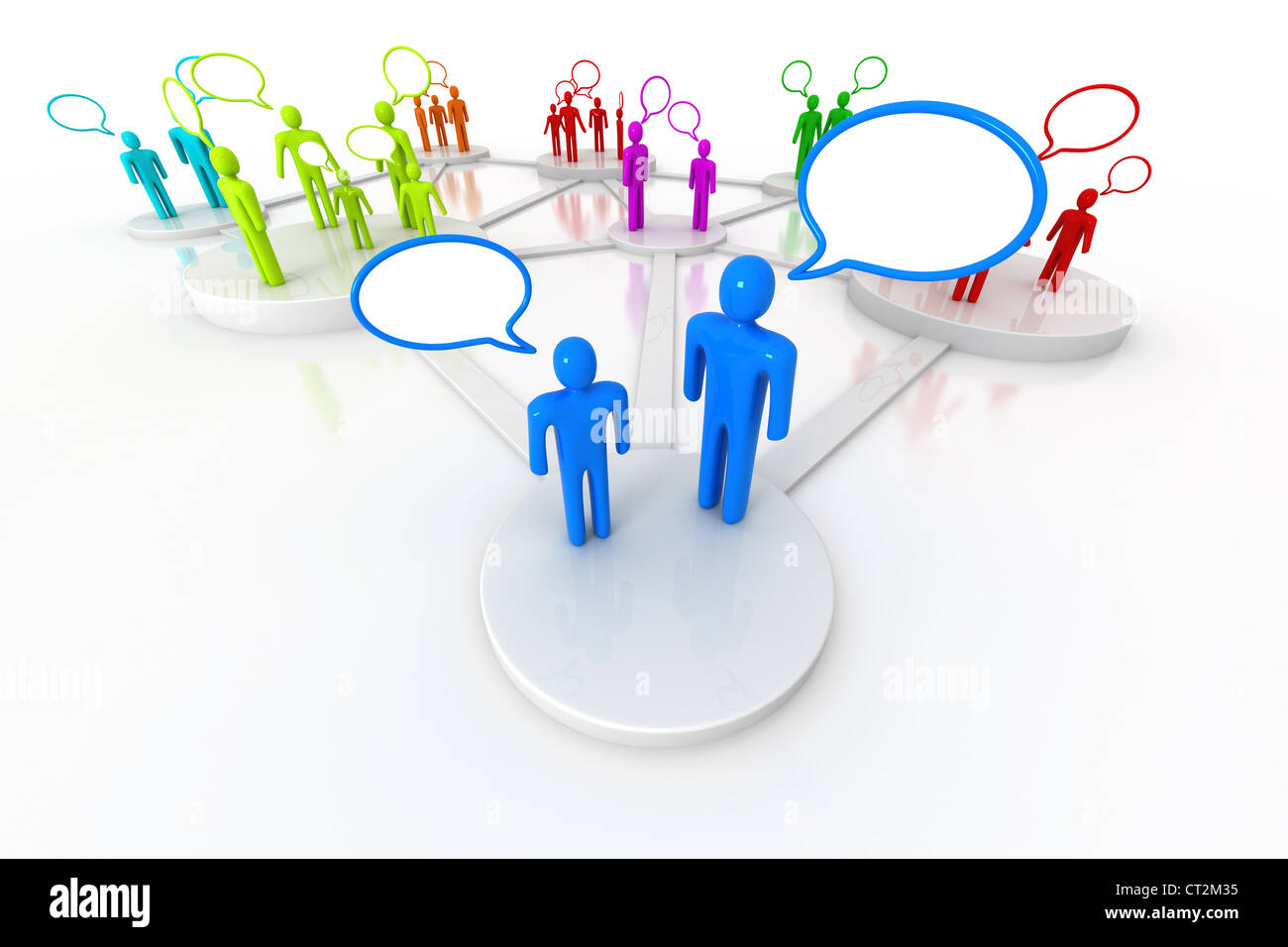 Cartoon people talking hi-res stock photography and images - Alamy