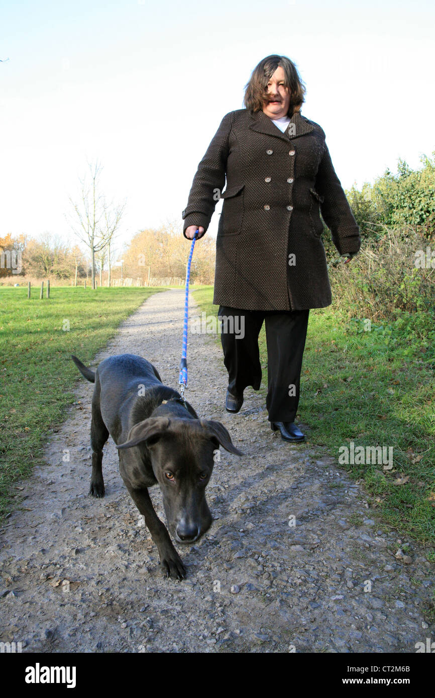 Overweight Woman Walking High Resolution Stock Photography and Images ...