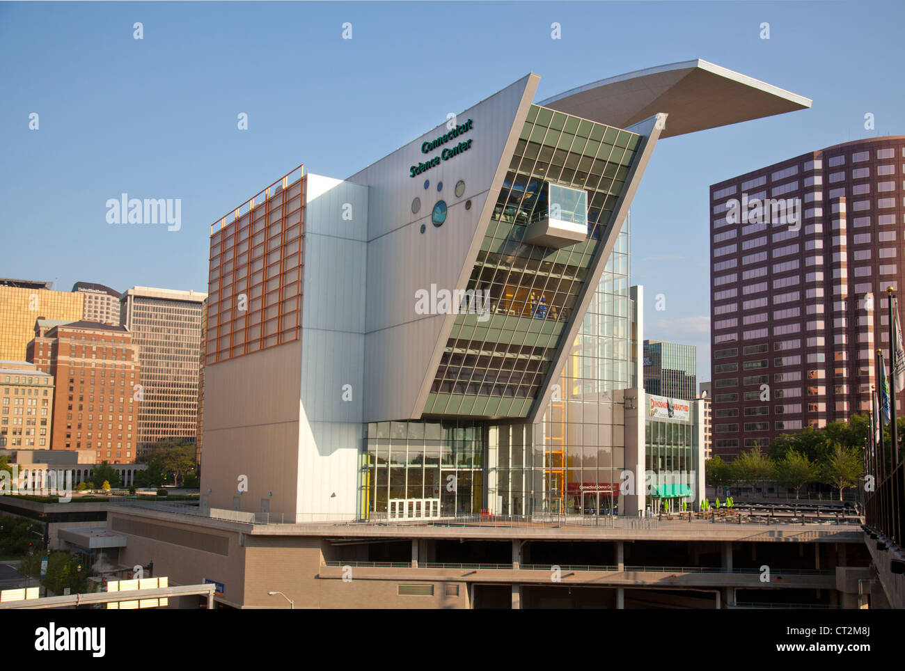 Connecticut Science Center building in Hartford CT Stock Photo - Alamy