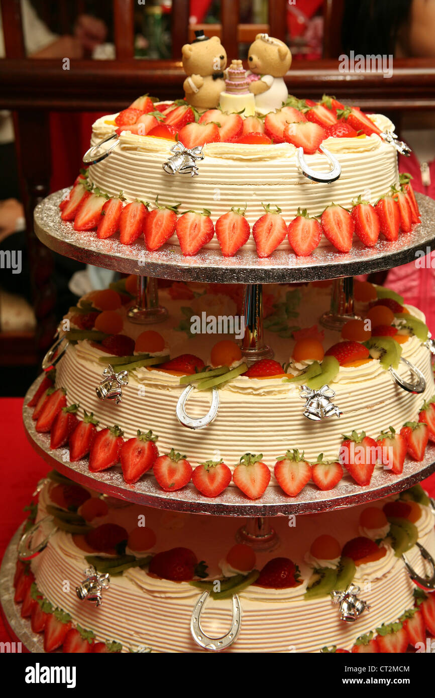 Typical Chinese Wedding Cake Stock Photo - Alamy