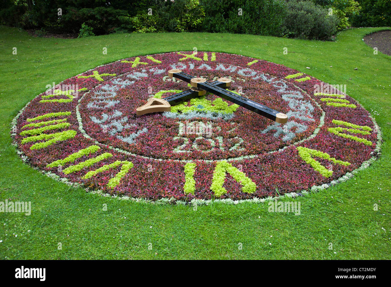 Floral clock europe hi-res stock photography and images - Alamy